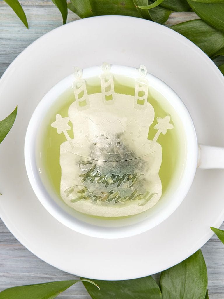 Rose Flower Shaped Handmade Custom Tea Bag - Tea Beasties