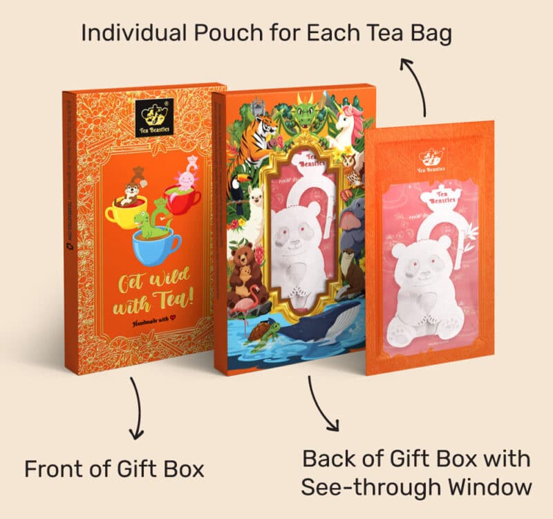 Duck Shaped Handmade Custom Tea Bag - Tea Beasties