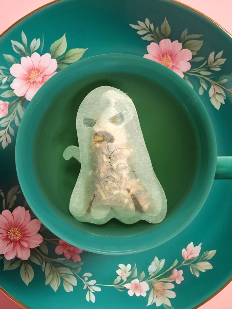 Rose Flower Shaped Handmade Custom Tea Bag - Tea Beasties