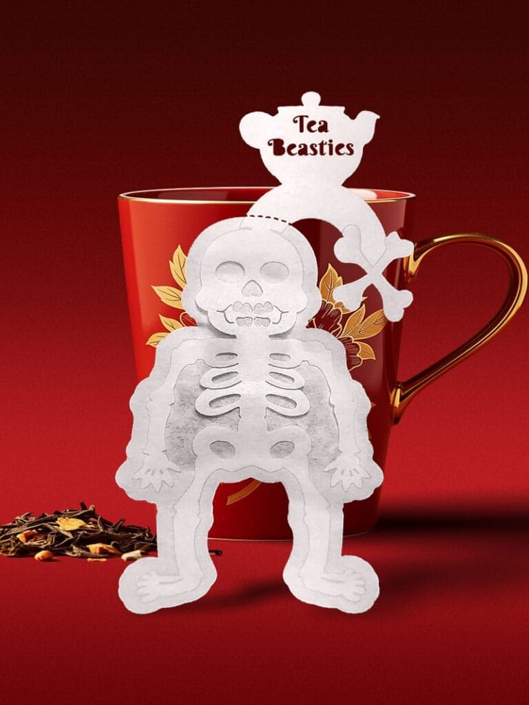 Rose Flower Shaped Handmade Custom Tea Bag - Tea Beasties