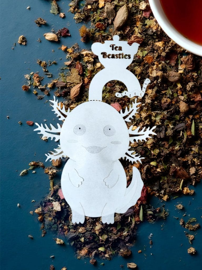 Beaver Shaped Handmade Custom Tea Bag - Tea Beasties