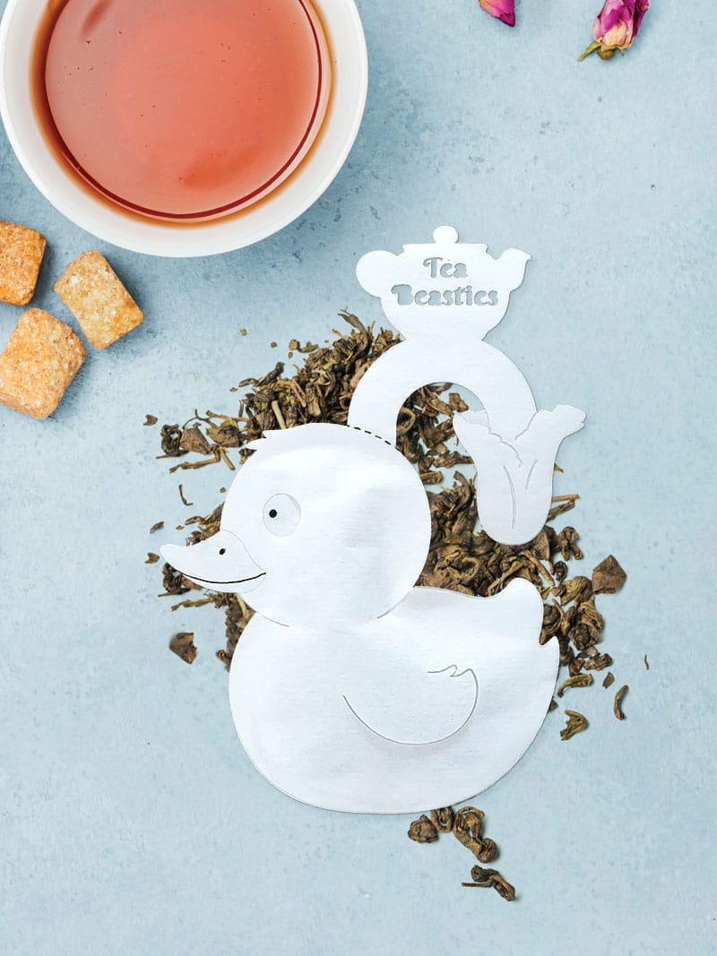 Beaver Shaped Handmade Custom Tea Bag - Tea Beasties