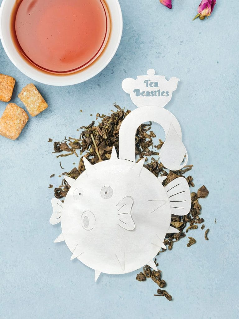Beaver Shaped Handmade Custom Tea Bag - Tea Beasties
