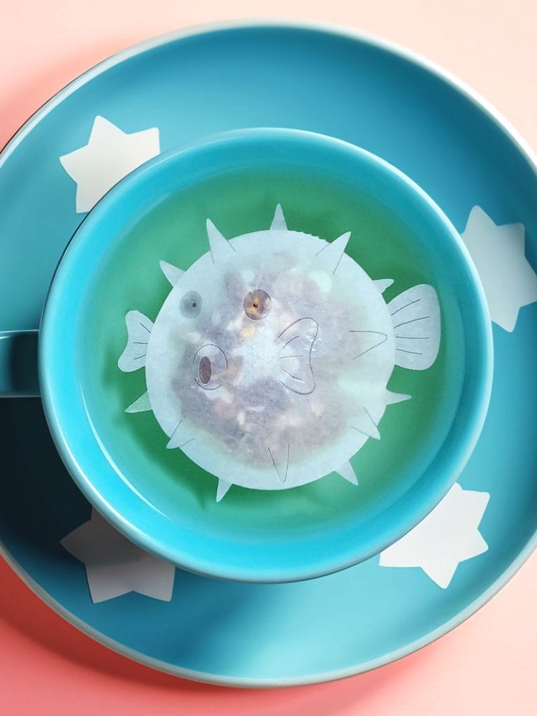 Beaver Shaped Handmade Custom Tea Bag - Tea Beasties