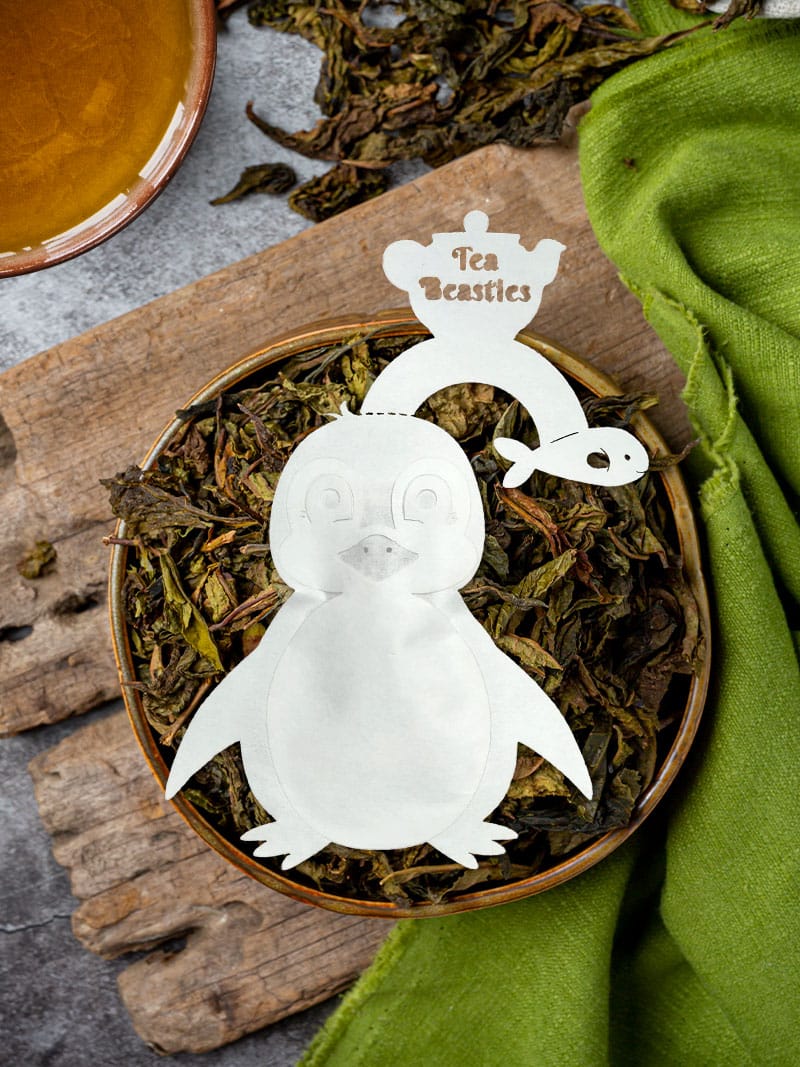 Beaver Shaped Handmade Custom Tea Bag - Tea Beasties
